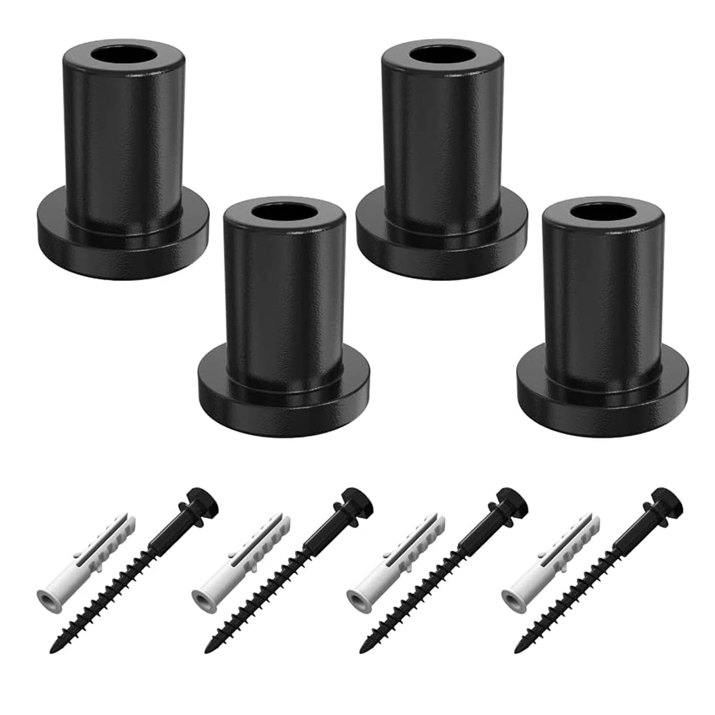 Iceyon 4 Pcs Sliding Barn Door Wall Spacer Replacement Carbon Steel ...