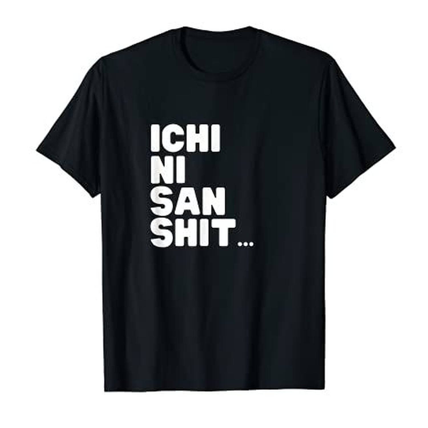 Ichi Ni San Funny j1apanese Numbers, Martial Ar Pun T-S1Hirt - Walmart.com