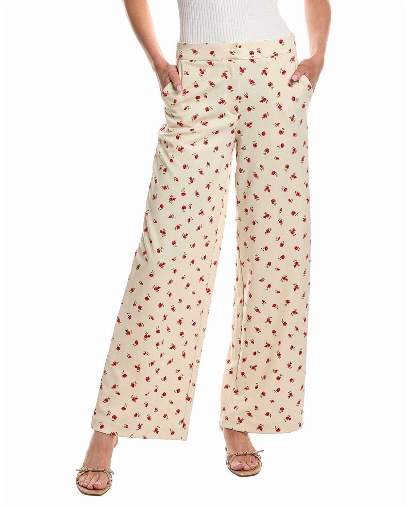 Ichi womens Ihkate Print Pant, xs, White - Walmart.com
