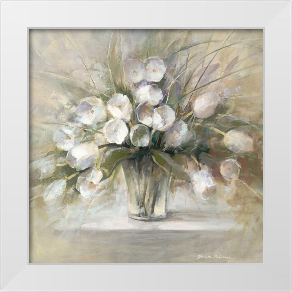 Ichikawa, Yumiko 20x20 White Modern Wood Framed Museum Art Print Titled ...