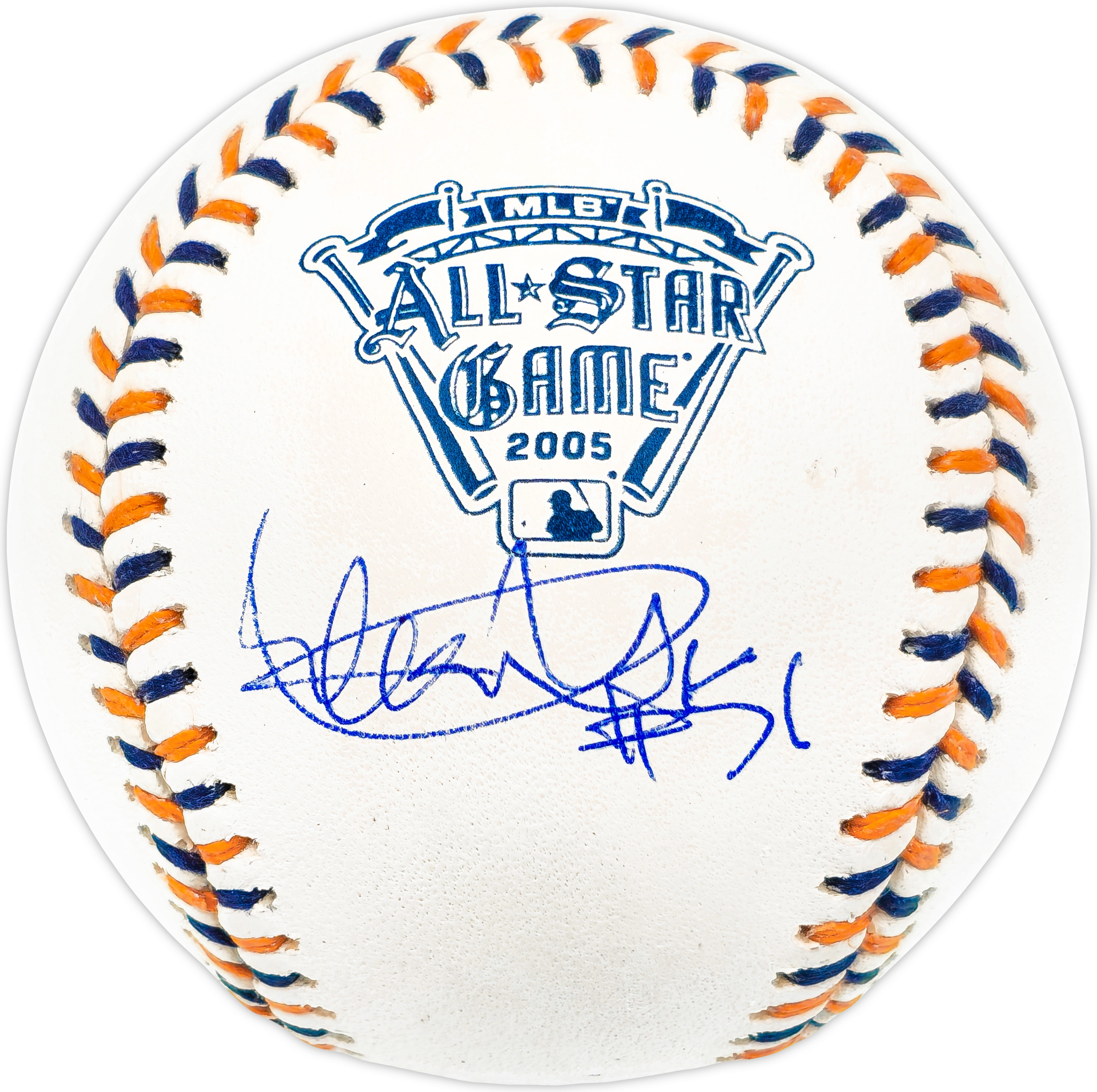 Ichiro Suzuki Autographed Official 2005 All Star Game Logo MLB Game ...