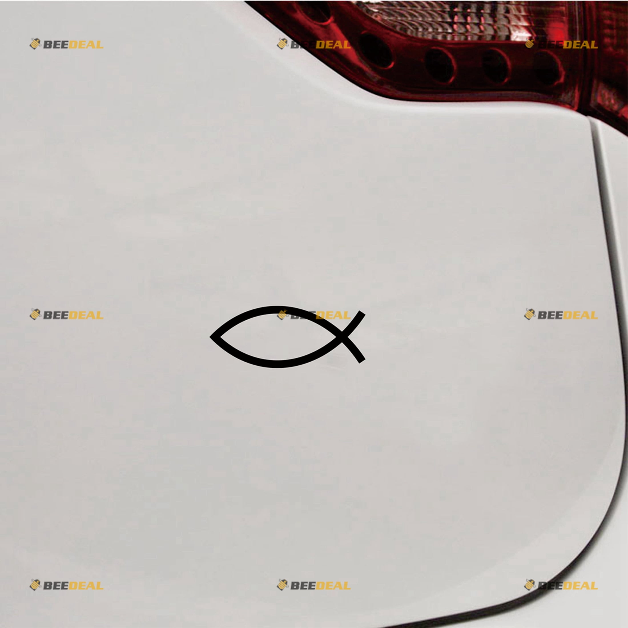 Ichthys Jesus Fish Christian Symbol Ichthus Sticker Decal Vinyl - 2 ...