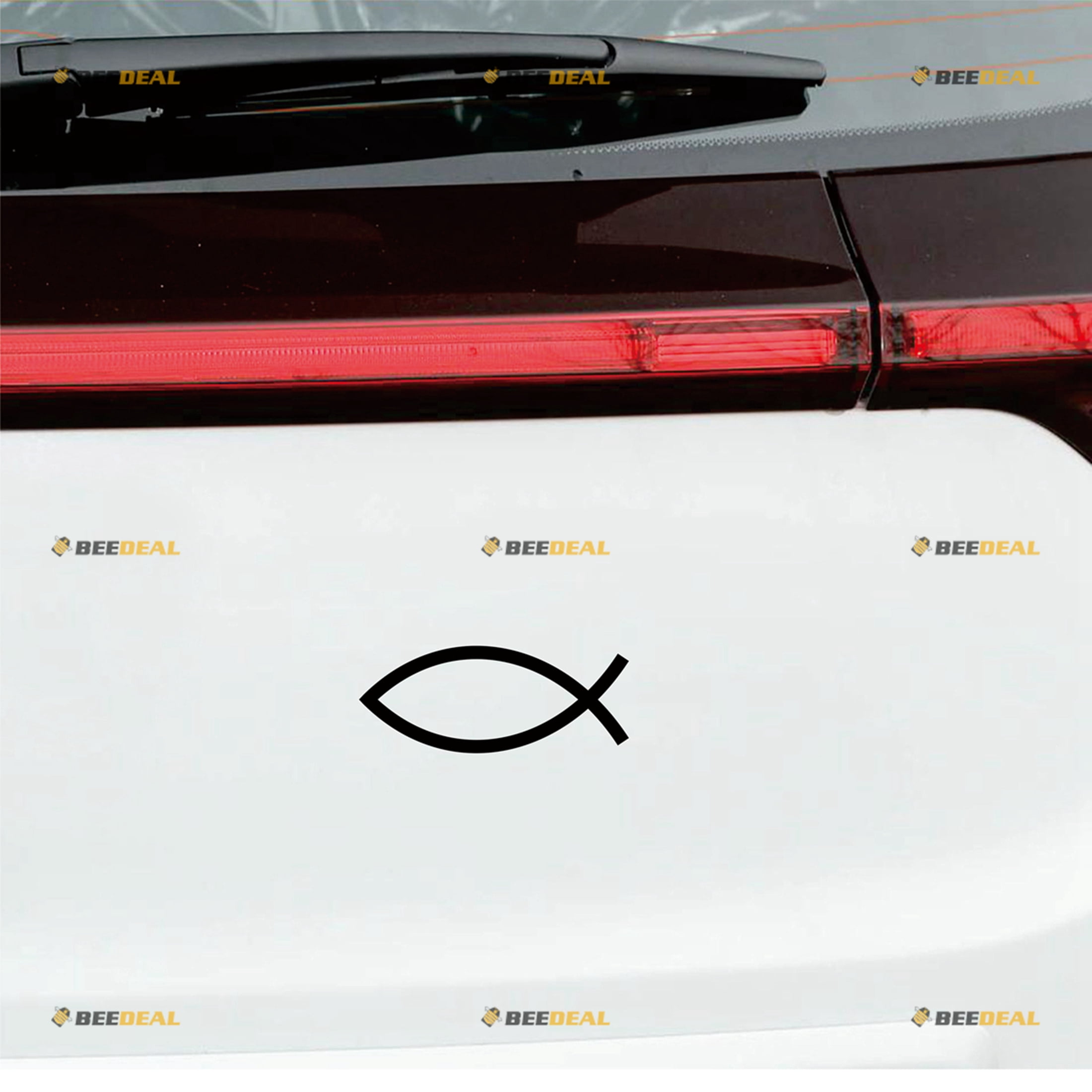 Ichthys Jesus Fish Christian Symbol Ichthus Sticker Decal Vinyl - 2 ...