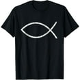 Ichthys Sign Jesus Fish Christ Christian Faith Symbol T-Shirt - Walmart.com