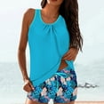 Ichuanyi Womens Print Conservative 2 Piece Tankini Swimsuits with ...