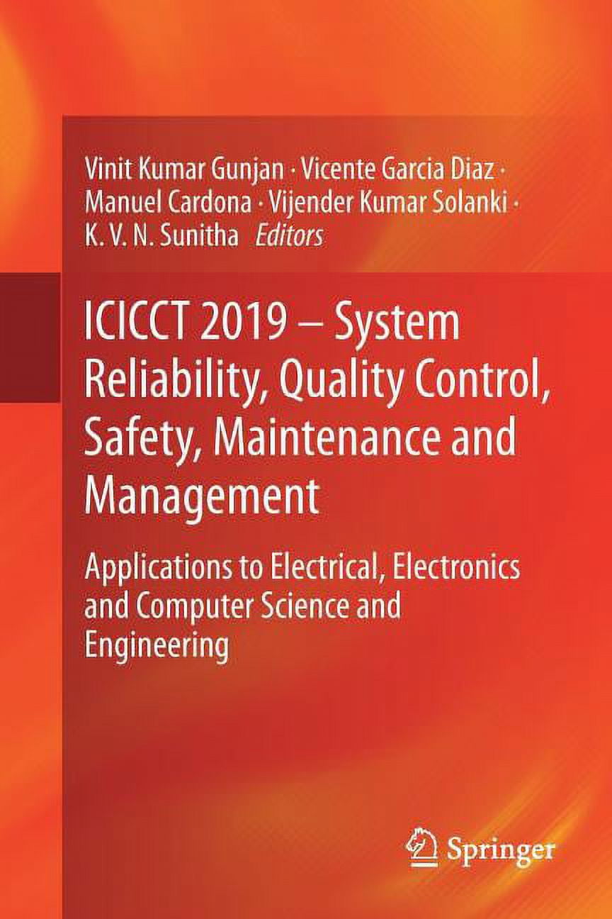 Icicct 2019 - System Reliability, Quality Control, Safety, Maintenance ...