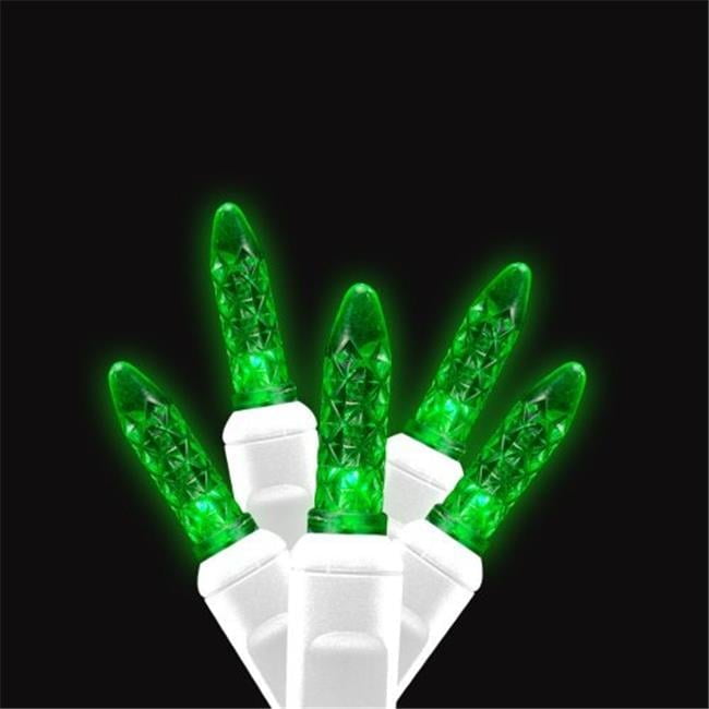 Icicle LED Light Strands - Green Full Wave with White Wire - Walmart.com