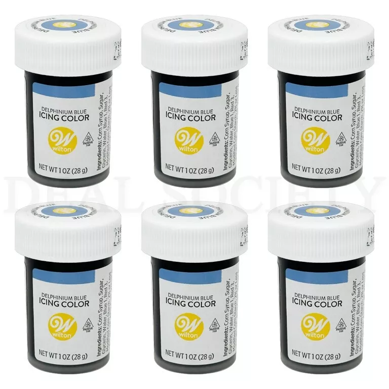 Icing Colors 1-Ounce Delphinium Blue (Pack of 6) - Walmart.com