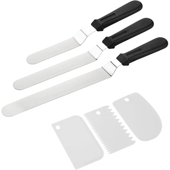 Icing Spatula, Cake Spatula, Frosting Spatula Set - Stainless Steel ...