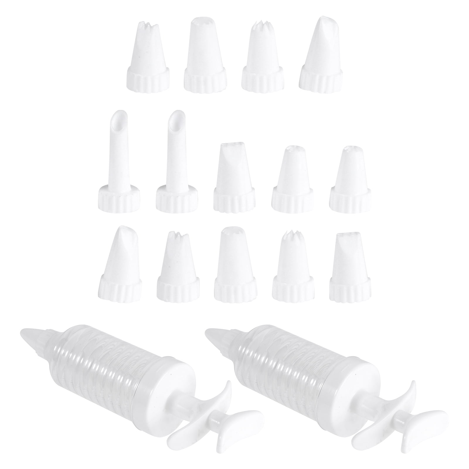 Icing Writing Pen Cake Syringe 16 Pcs/2 Cream Decor Biscuits Stainless ...