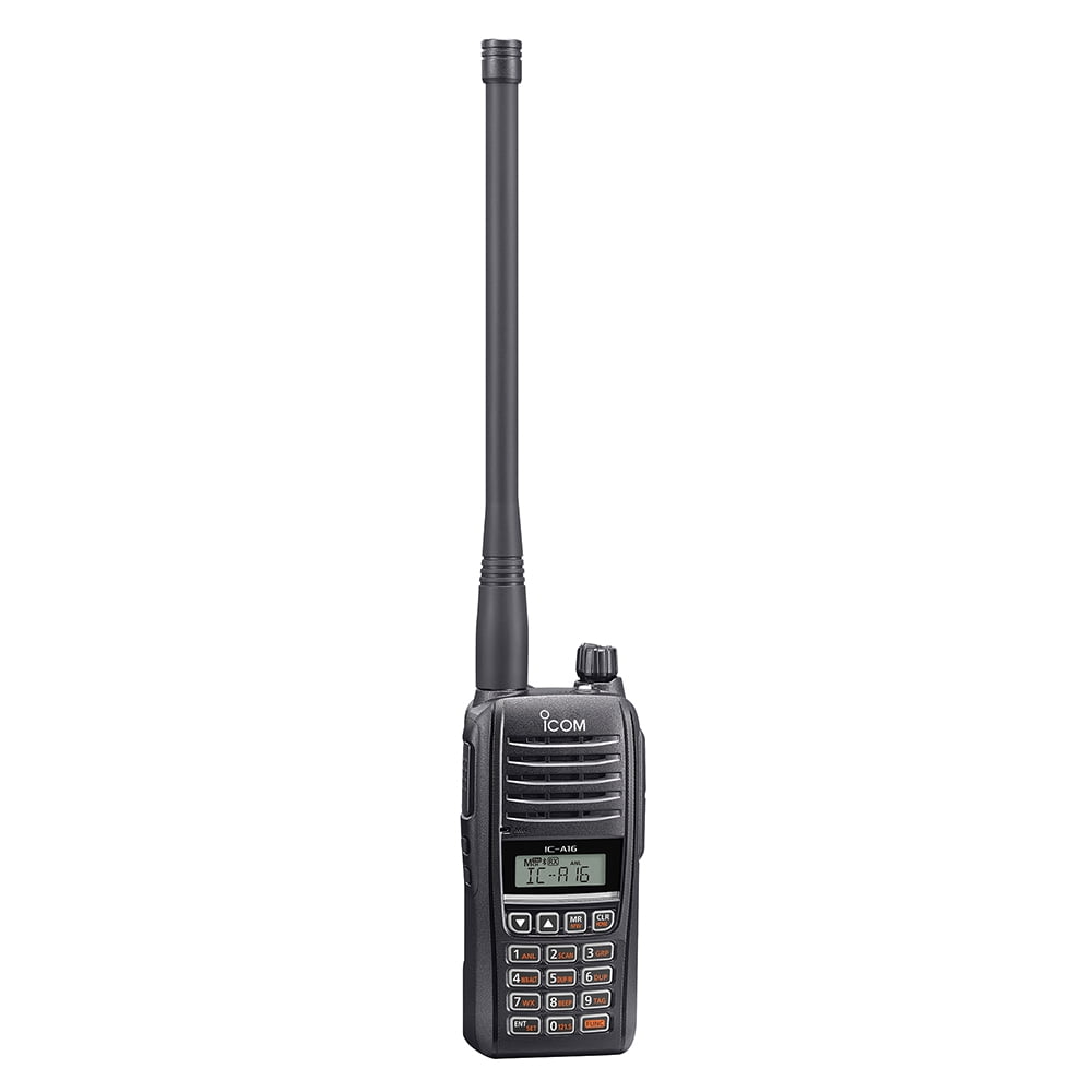 Icom A16 VHF COM Aviation Air Band Handheld Transceiver [A16] - Walmart.com
