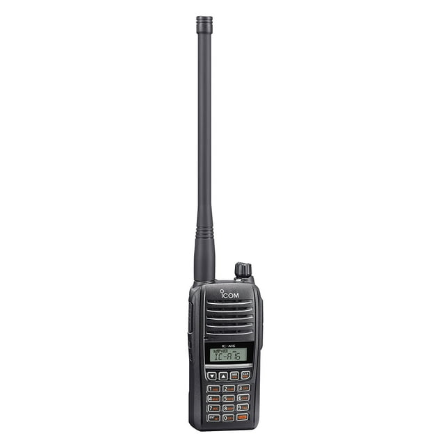 Icom A16 VHF COM Aviation Air Band Handheld Transceiver [A16] - Walmart ...