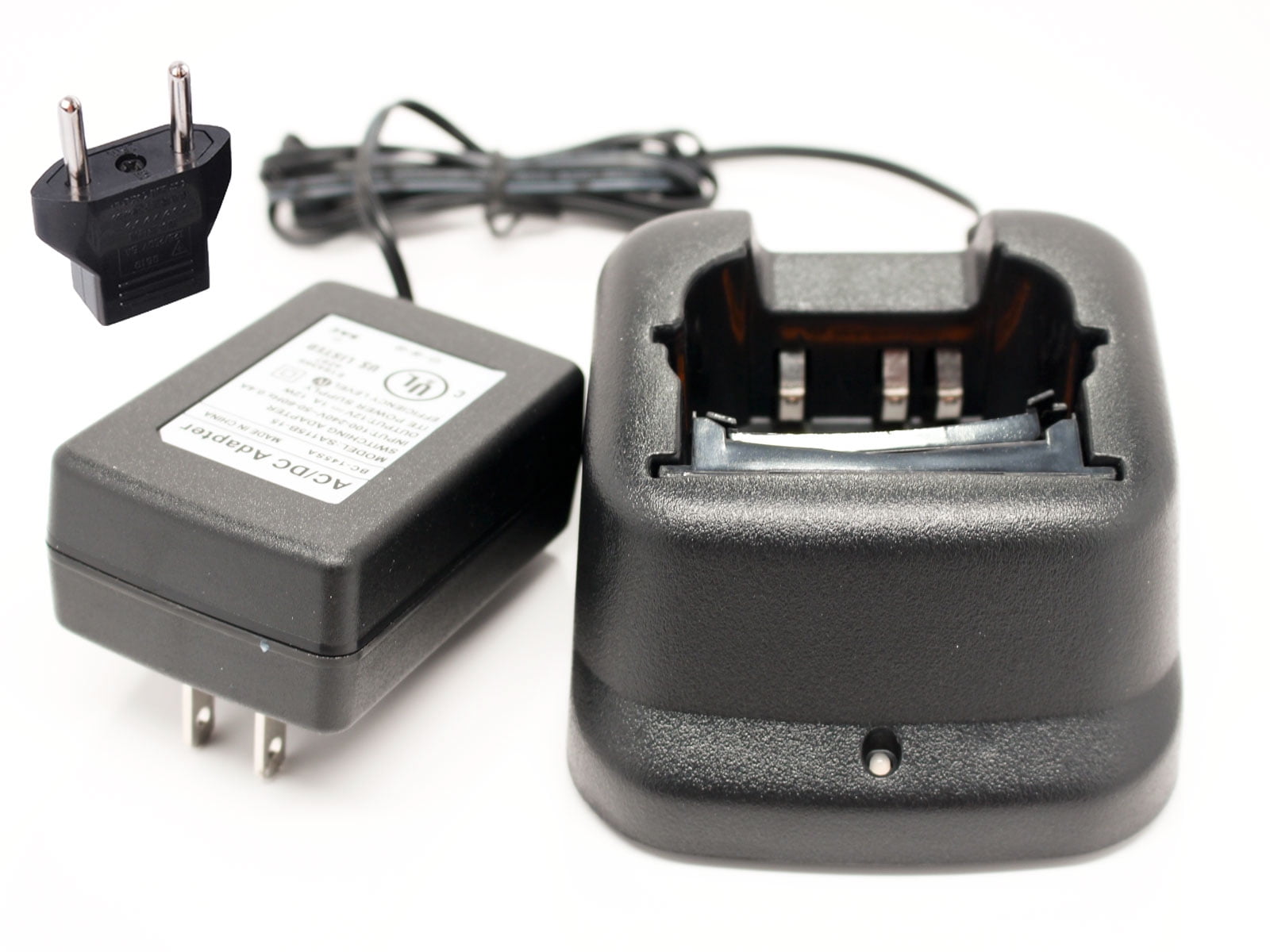 Icom IC-A6 Charger with EU Adapter - Replacement for Icom BP-210 Two ...