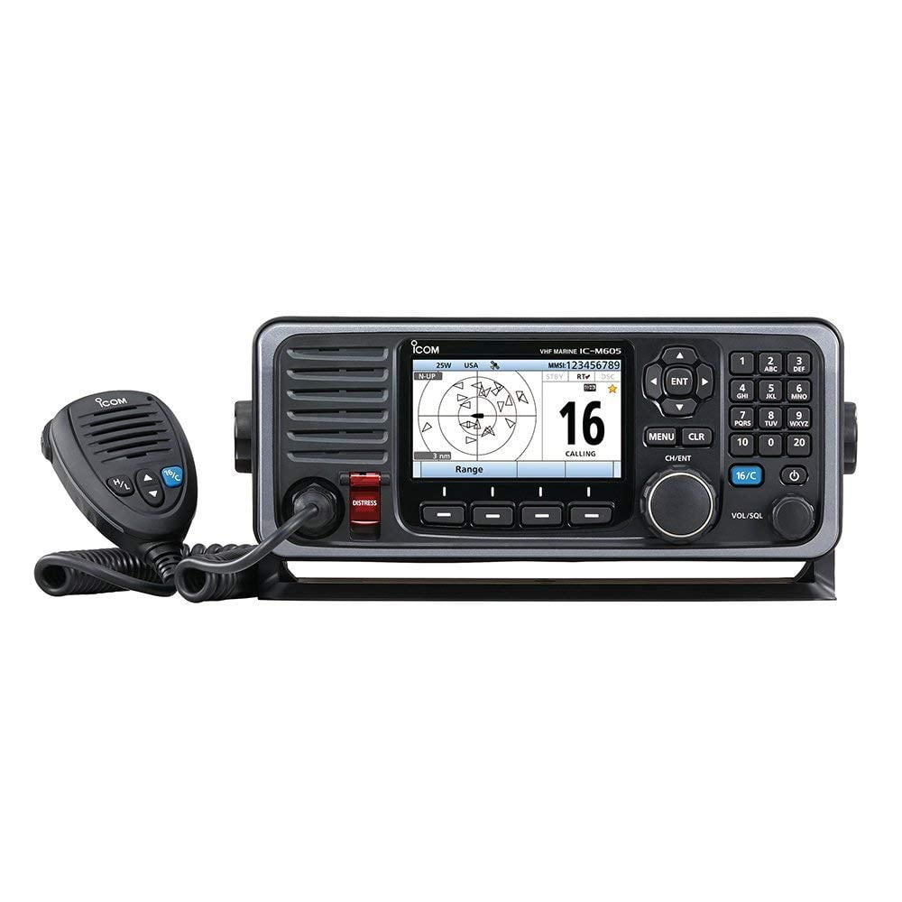 Icom M605 25w Vhf Ais Rear Mic Connector - Walmart.com