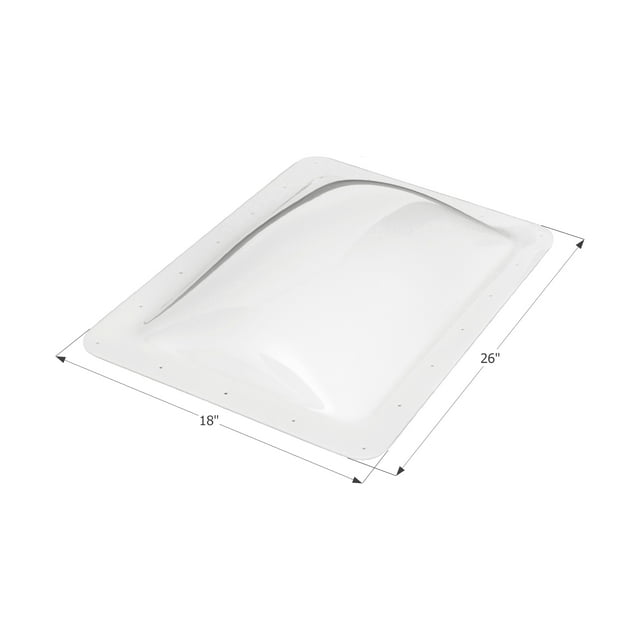 Icon 01819 RV Skylight SL1422 - 14" x 22" x 4", White - Walmart.com