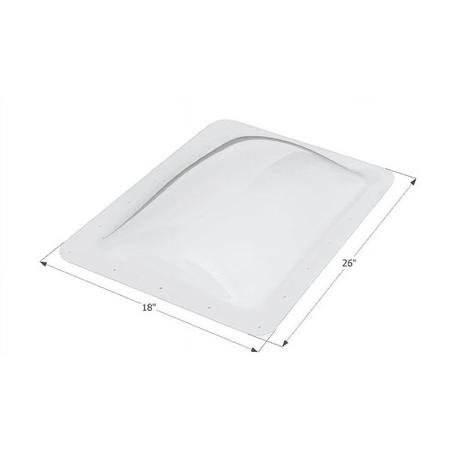 Icon 01819 RV Skylight SL1422 - 14" x 22" x 4", White - Walmart.com