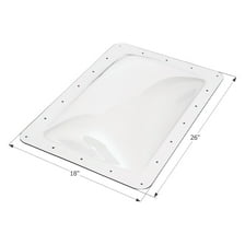 Skylight Dome 24 x 24 Polycarbonate for sheds, playhouse, campers ...