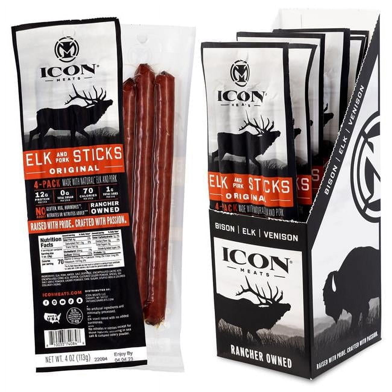 Icon 4 oz Original Elk Stick, Case of 6 - Pack of 4 - Walmart.com