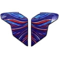 Icon Airflite Betta Helmet Replacement Sideplates Blue - Walmart.com