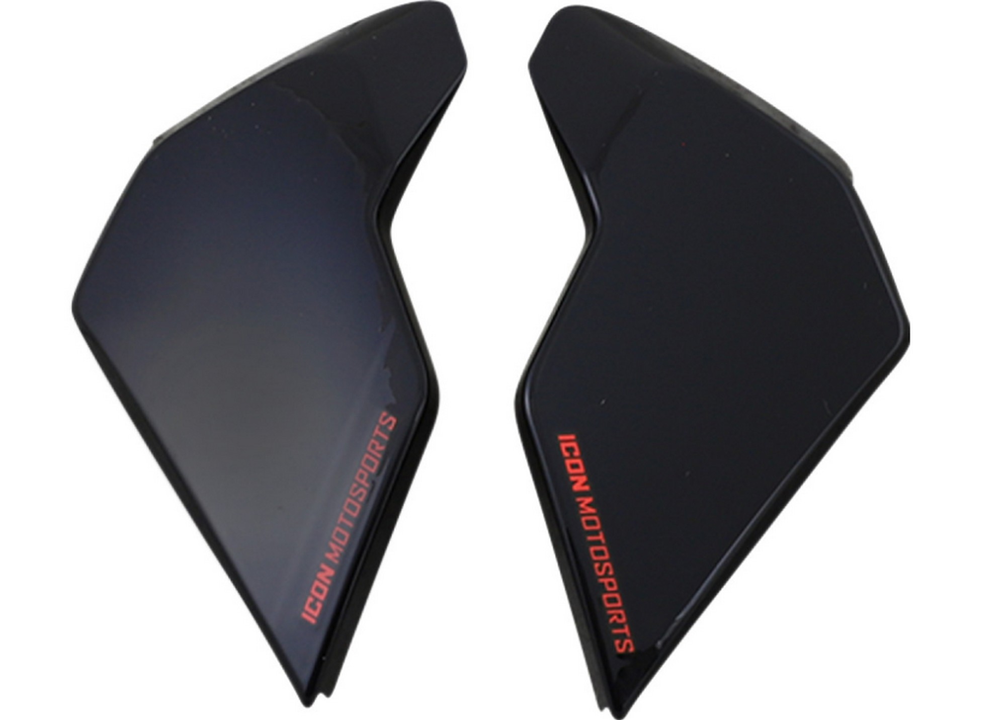 Icon Airflite Crosslink Helmet Shield Sideplates Red - Walmart.com