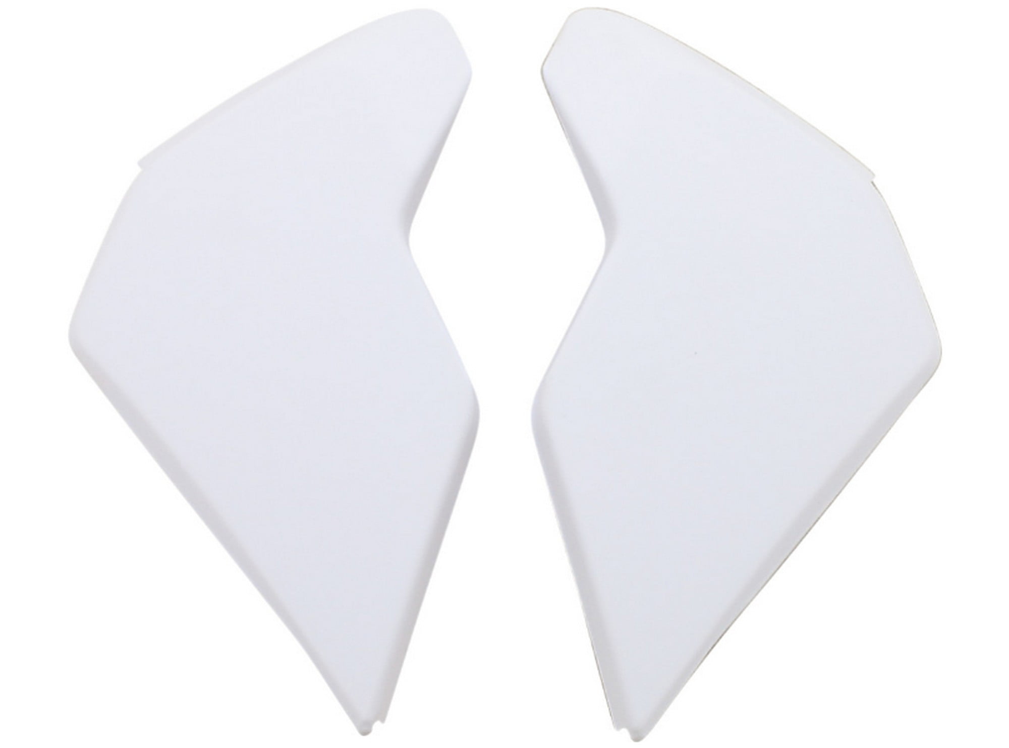 Icon Airflite Helmet Shield Sideplate Covers Rubatone White - Walmart.com