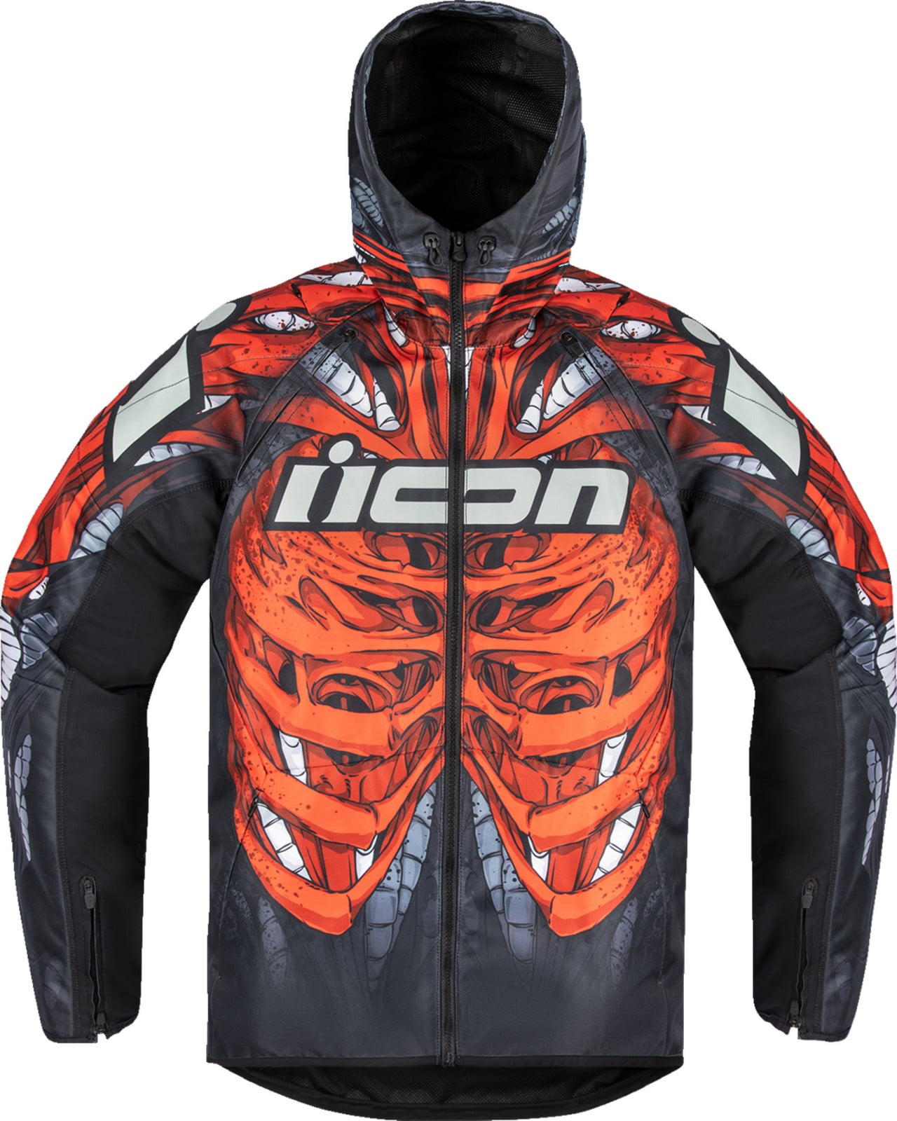 Icon Airform Manik'RR Mens Textile Motorcycle Jacket Red LG - Walmart.com
