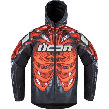 Icon MH 1000 Mens Textile/Leather Jacket Black MD - Walmart.com
