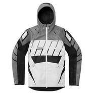 Icon Mesh AF CE Mens Leather Motorcycle Jacket White MD - Walmart.com
