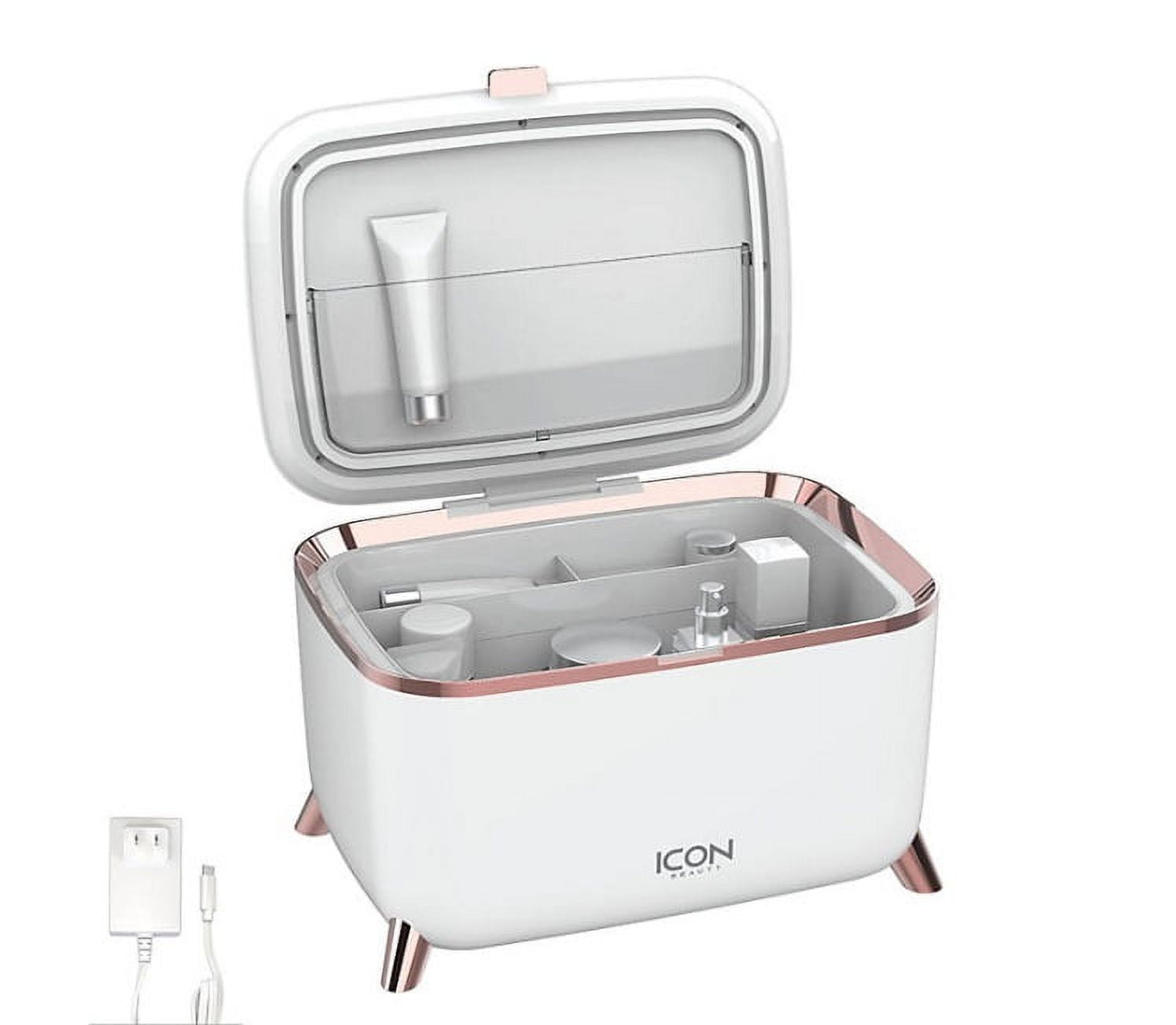 Icon Beauty Travel Portable Cold Cosmetic Chest Cooler with Large 6 ...