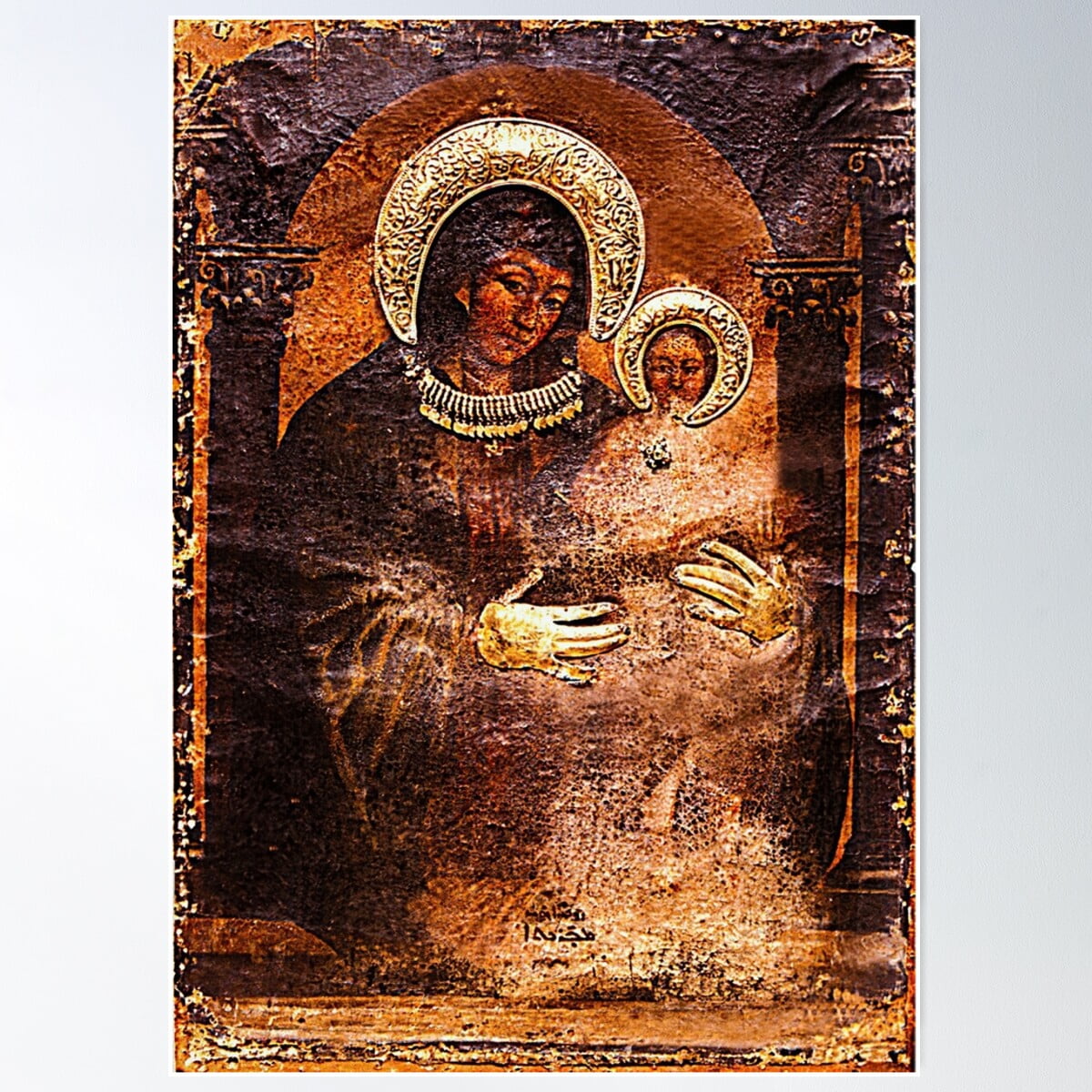 Icon Of The Blessed Virgin Mary By Luke The Evangelist At Monastery Of ...