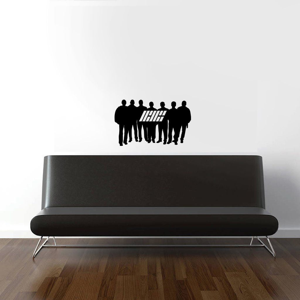 Icon Boy Band KPOP Band Wall Decals Music Artist Song Lyrics Singer ...