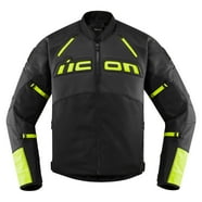 Icon Mesh AF CE Mens Leather Motorcycle Jacket White MD - Walmart.com