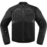 Icon Mesh AF CE Mens Leather Motorcycle Jacket White MD - Walmart.com