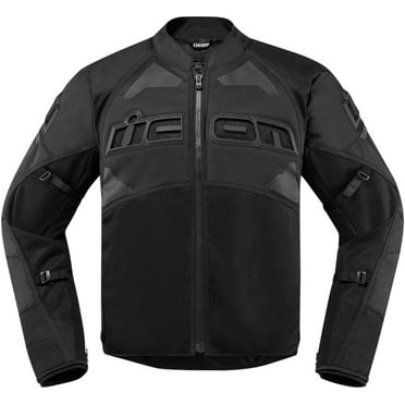 Icon Mesh AF CE Mens Leather Motorcycle Jacket White MD - Walmart.com