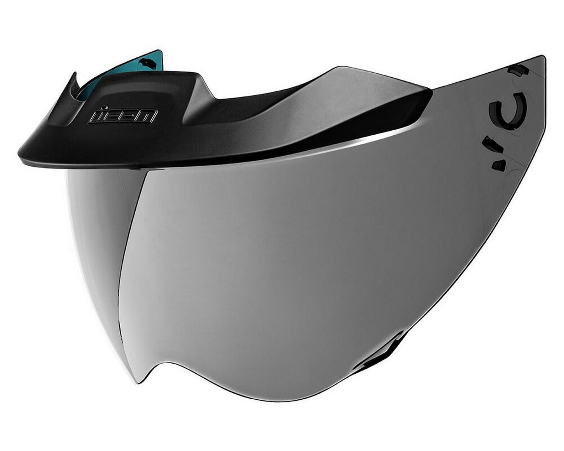 Icon Domain Helmet MotoShield w/Peak RST Silver - Walmart.com