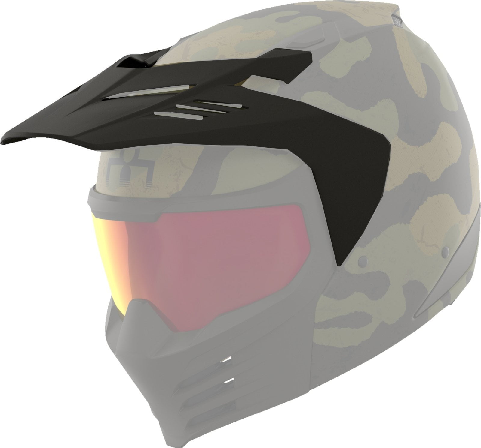 Icon Elsinore Magnacross Helmet Visor/Peak Green XS/SM - Walmart.com