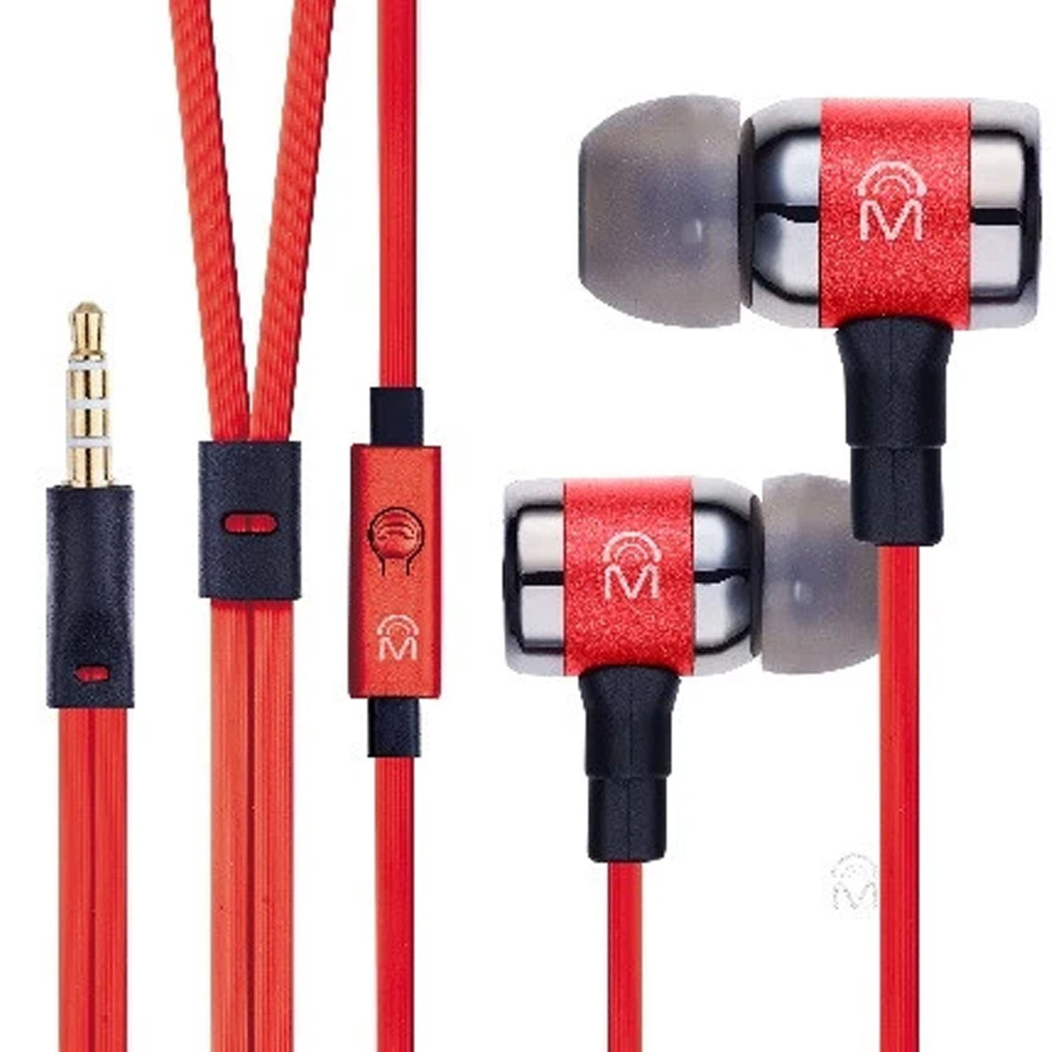Icon Fidelity High Quality Earbuds with 4' FT Tangle Free Cable and ...