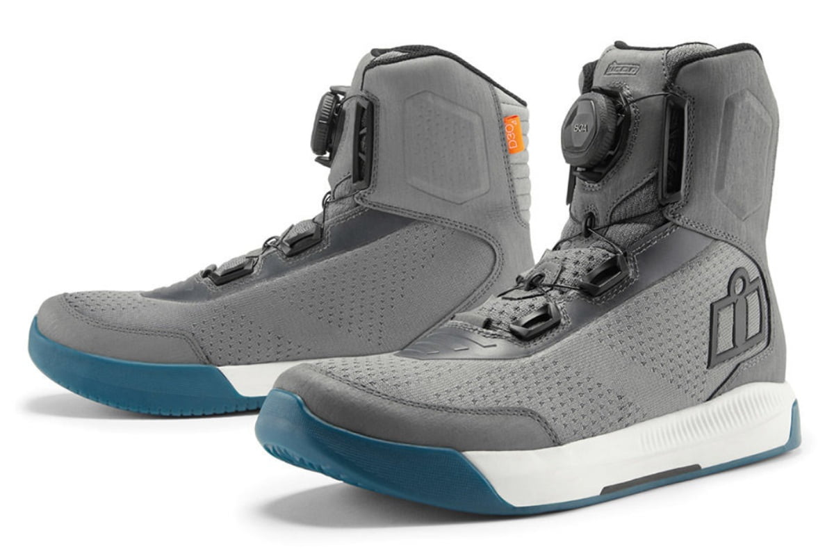 Icon Overlord CE Mens Vented Motorcycle Boots Gray 13 USA - Walmart.com