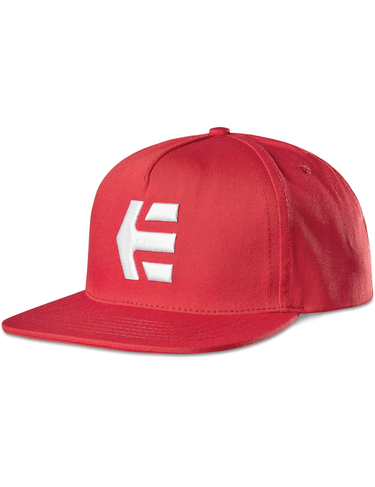 Icon Snapback Flat Peak Cap [Red/White] - Walmart.com