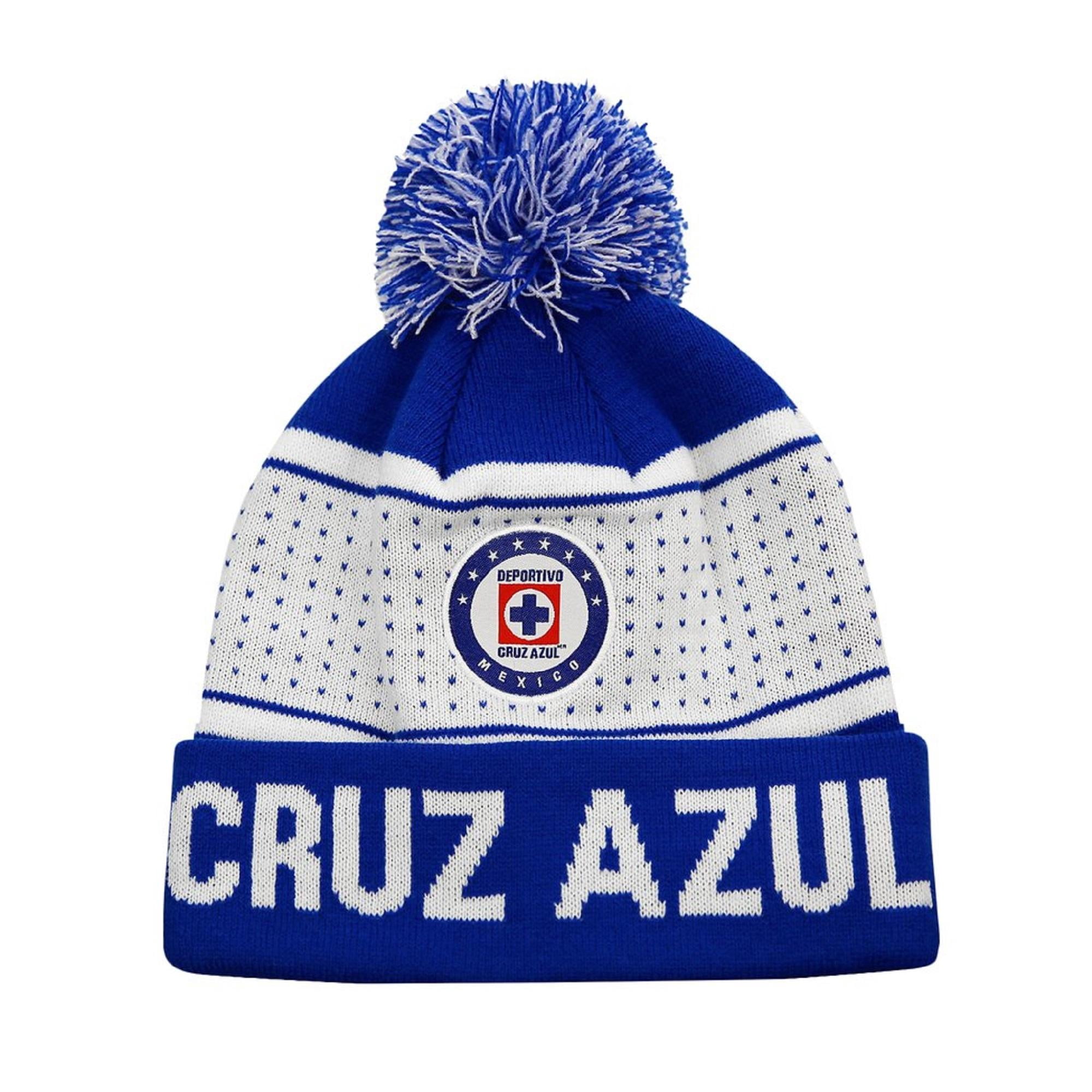 Icon Sports Cruz Azul Adult Unisex Pom Pom Winter Soccer Beanie 1 ...