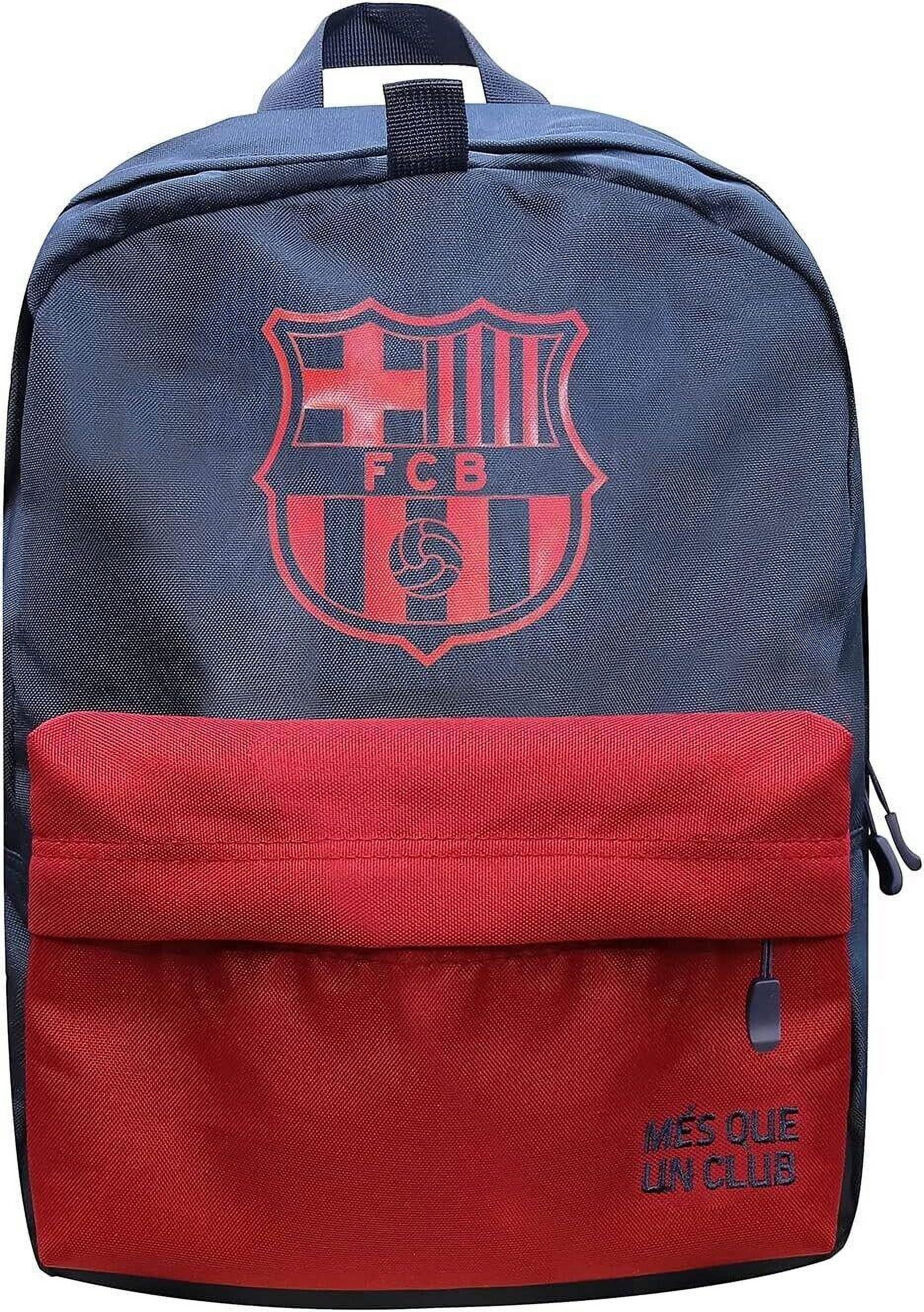 Icon Sports FC Barcelona Adult Football Fan Soccer Backpack [Red Logo ...