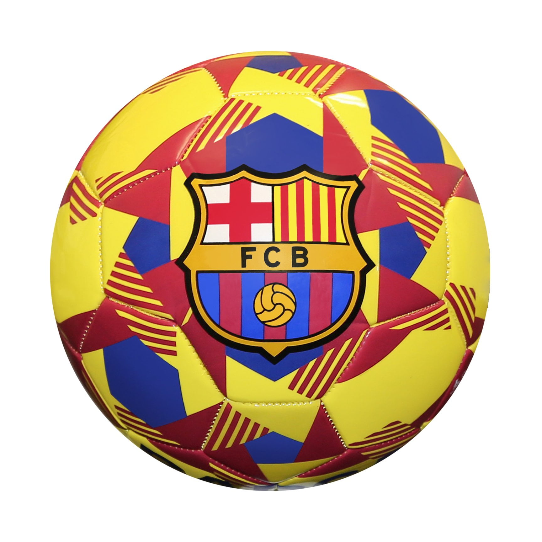 Icon Sports FC Barcelona Prism Size 5 Soccer Ball - Walmart.com