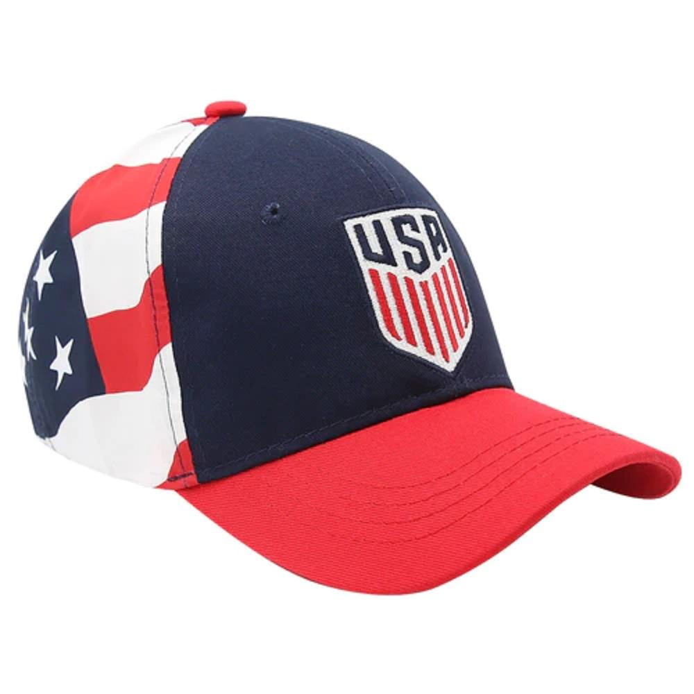 Icon Sports Group Soccer Buckle Strap Dad Cap [USA, Navy] - Walmart.com