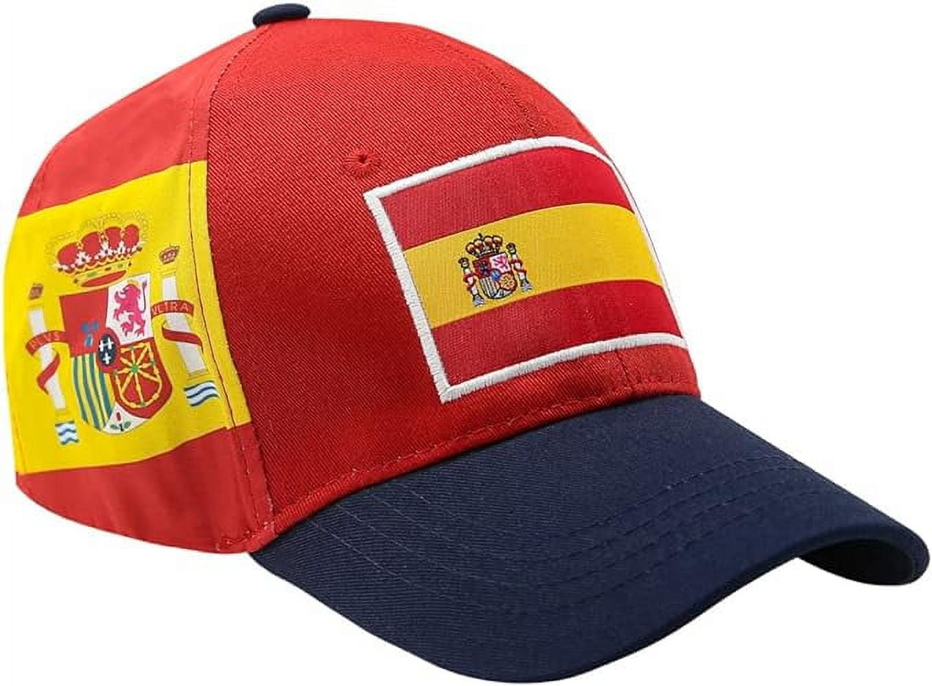 Icon Sports Group Soccer Dad Cap Side Flag [Spain, Red] - Walmart.com