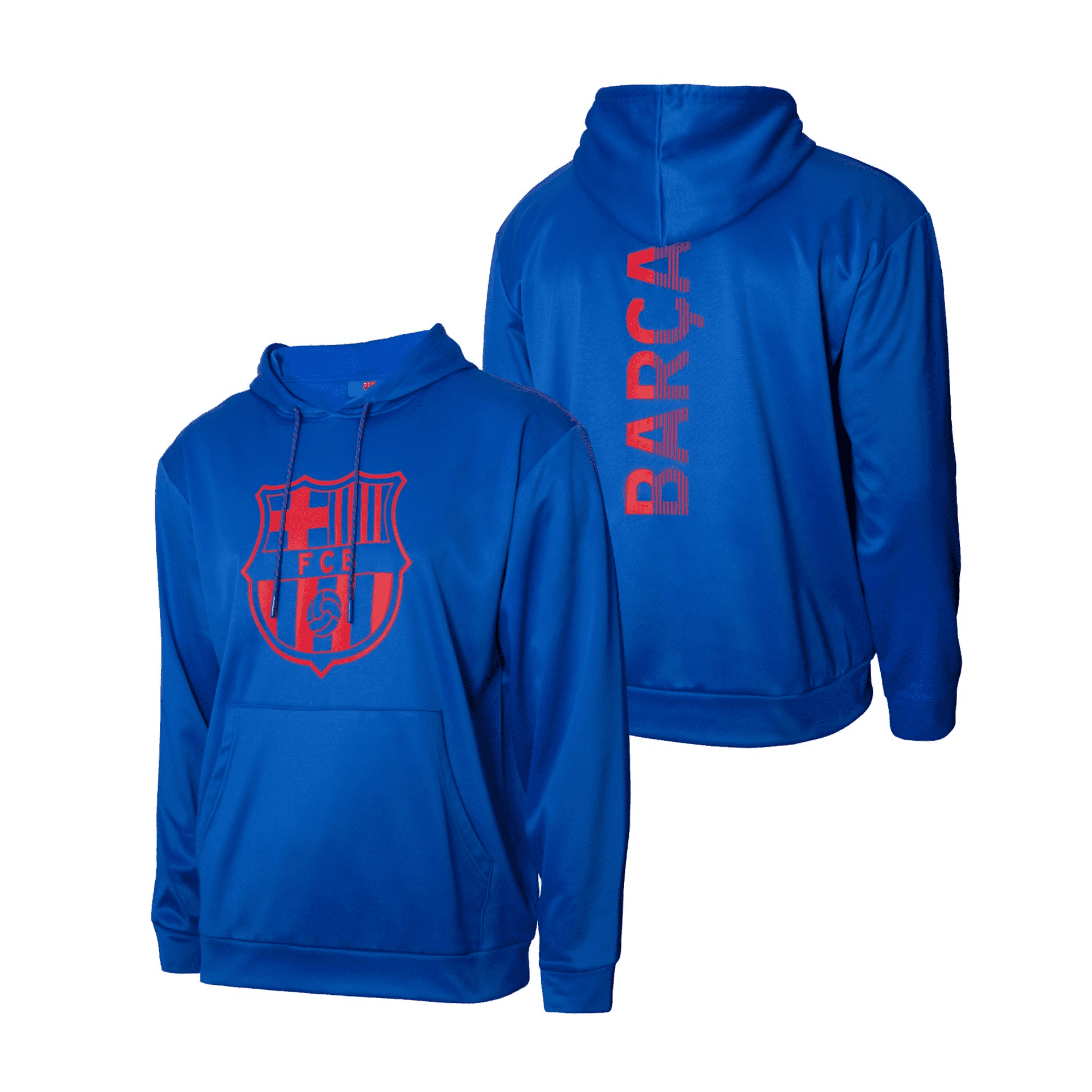 Icon Sports Officially Licensed FC Barcelona Crest Adult Hoodie - Blue ...