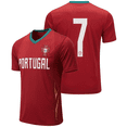 Icon Sports Portugal #7 Gameday Soccer Jersey, Polyester, YXS-AXXL, 1 ...