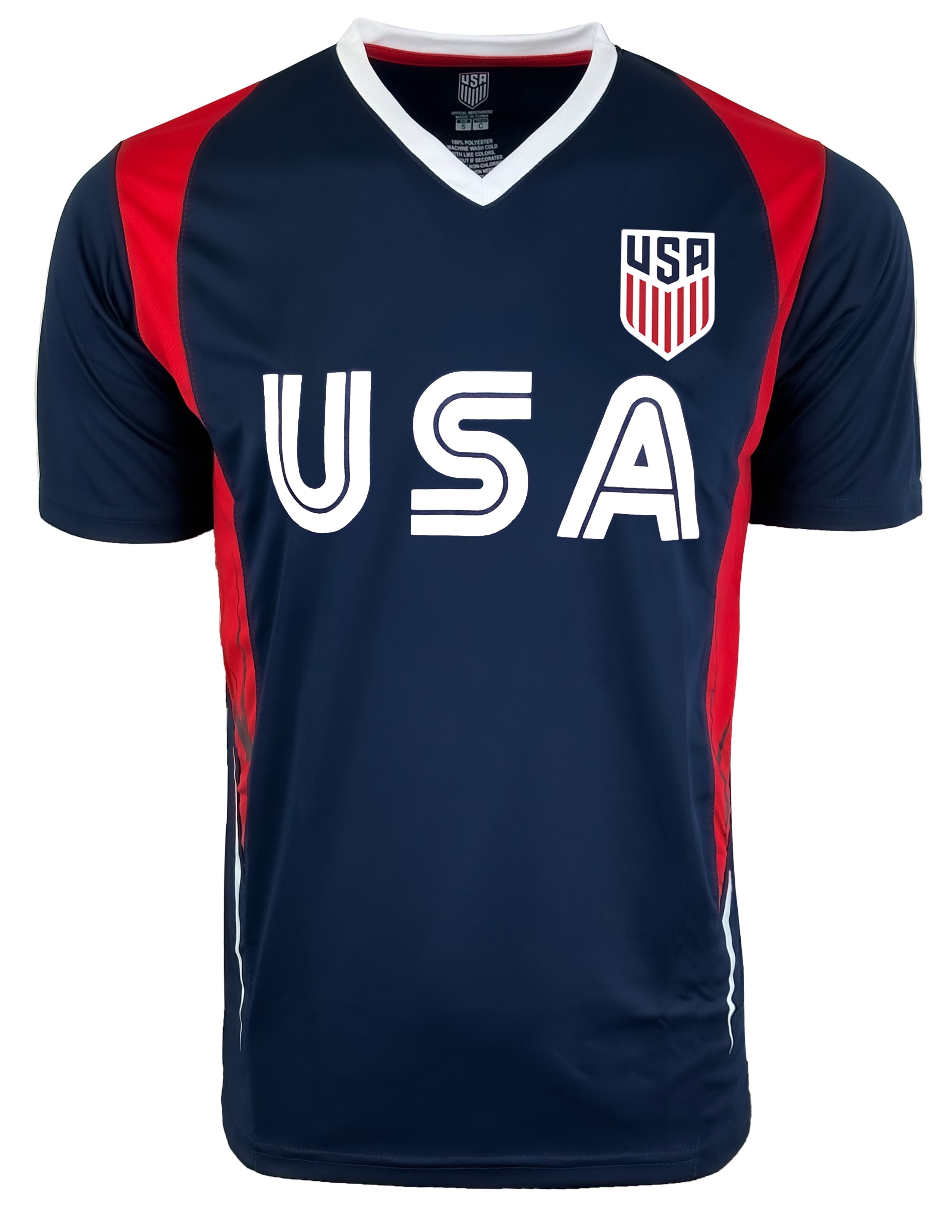 Icon Sports USA Soccer Jersey, Polyester, Navy, YXS-XXL - Walmart.com