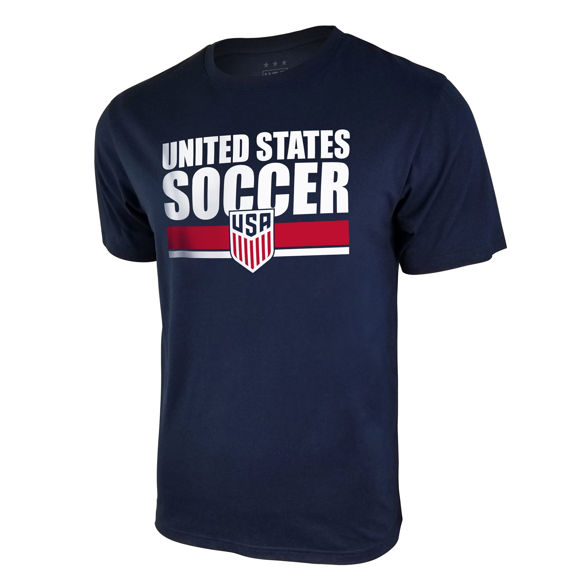 Icon Sports U.S. Soccer Federation USMNT Logo Adult T-Shirt Navy Logo ...