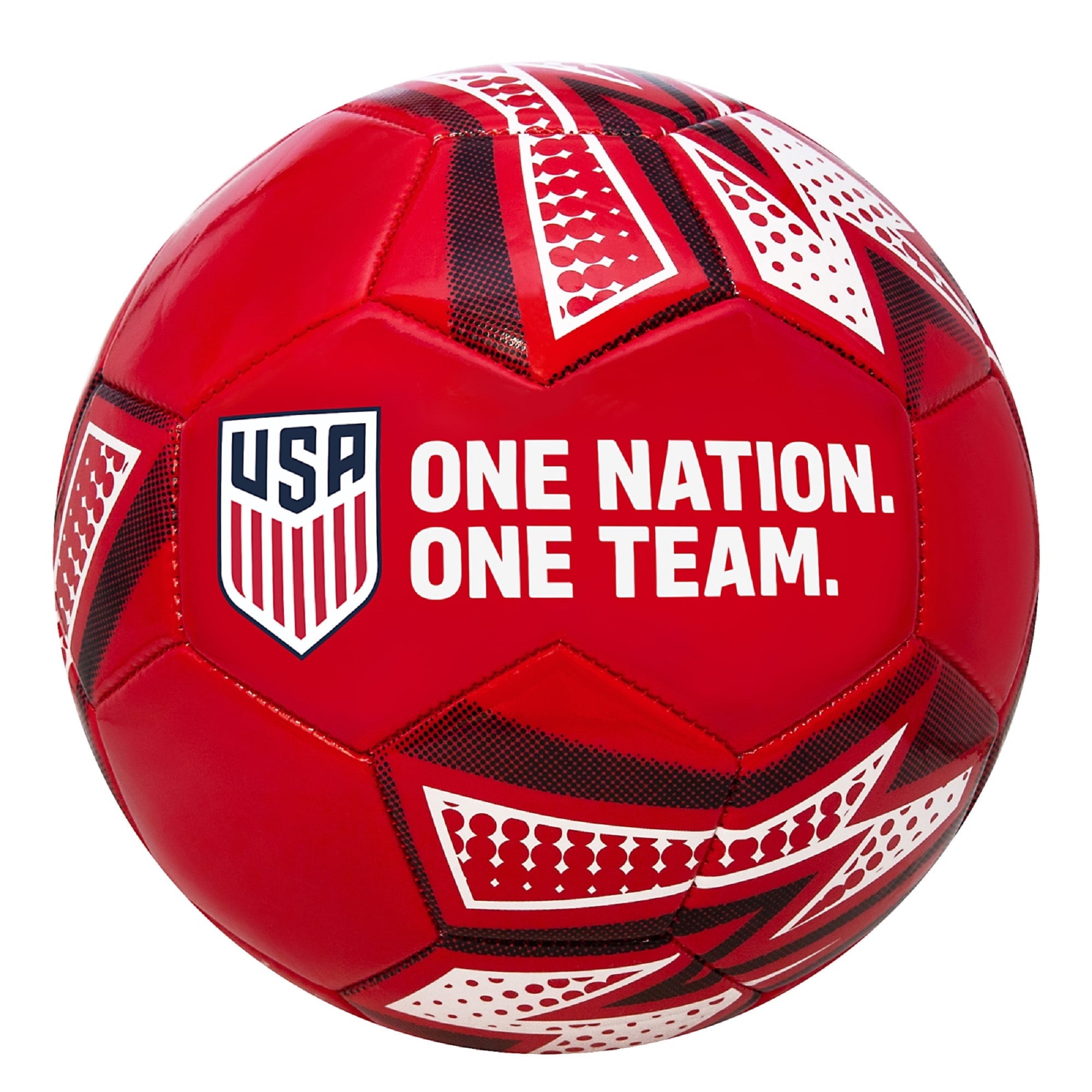 Icon Sports U.S. Soccer Pop Art Design Soccer Ball Size 5 [Red ...