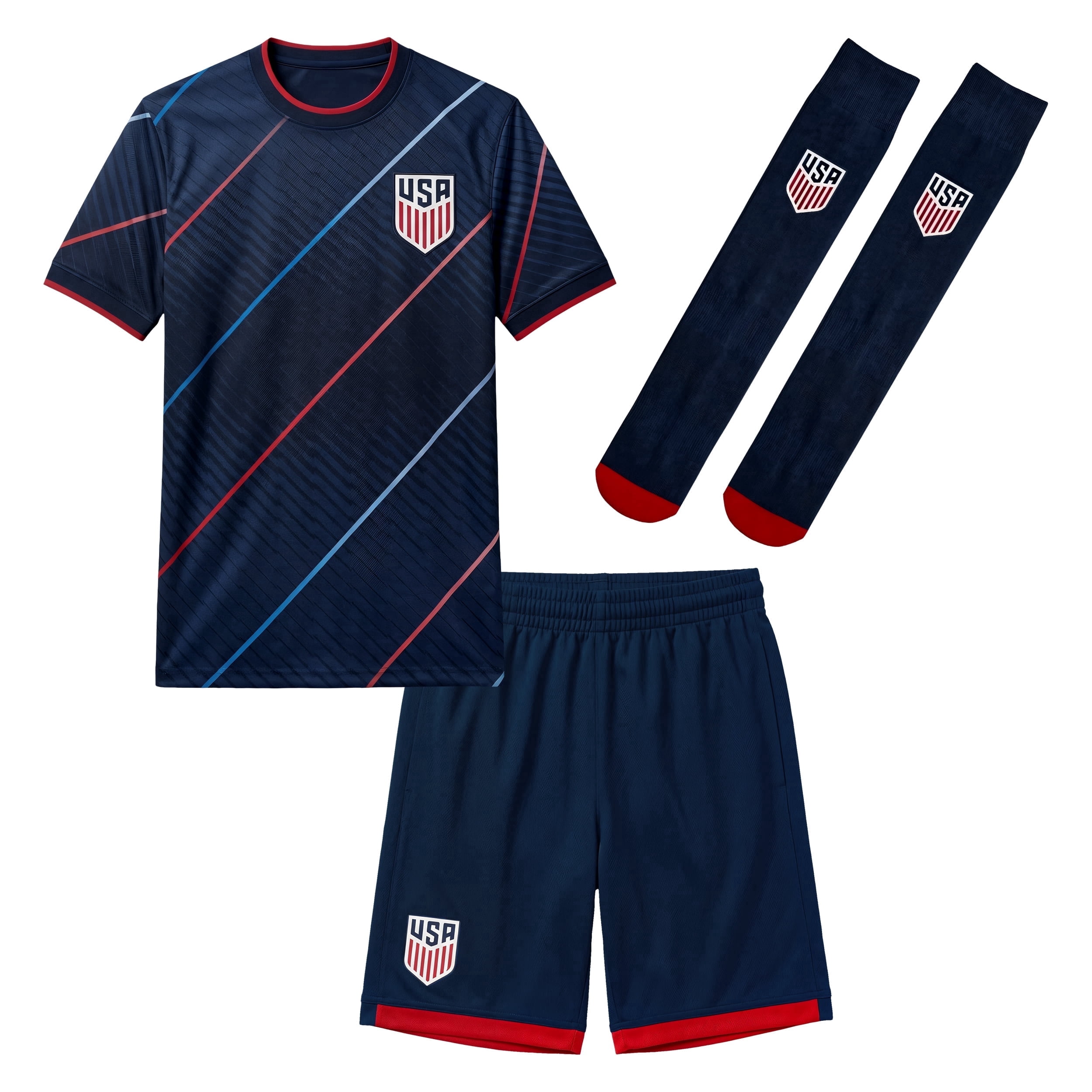 Icon Sports US Soccer Federation Ultimate Fan Pack: Soccer Ball, Scarf ...